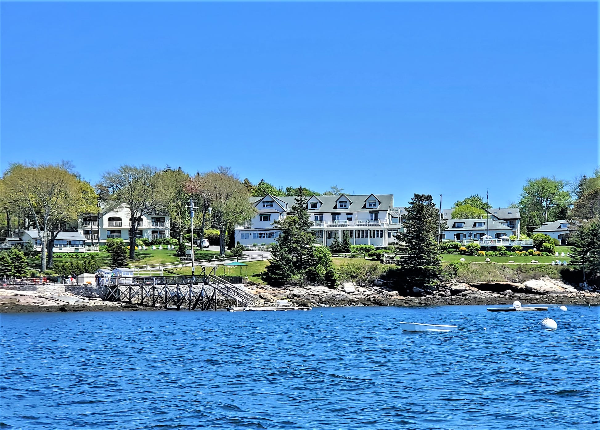 Relaxing at Spruce Point Inn, Boothbay Harbor - Taste of Massachusetts